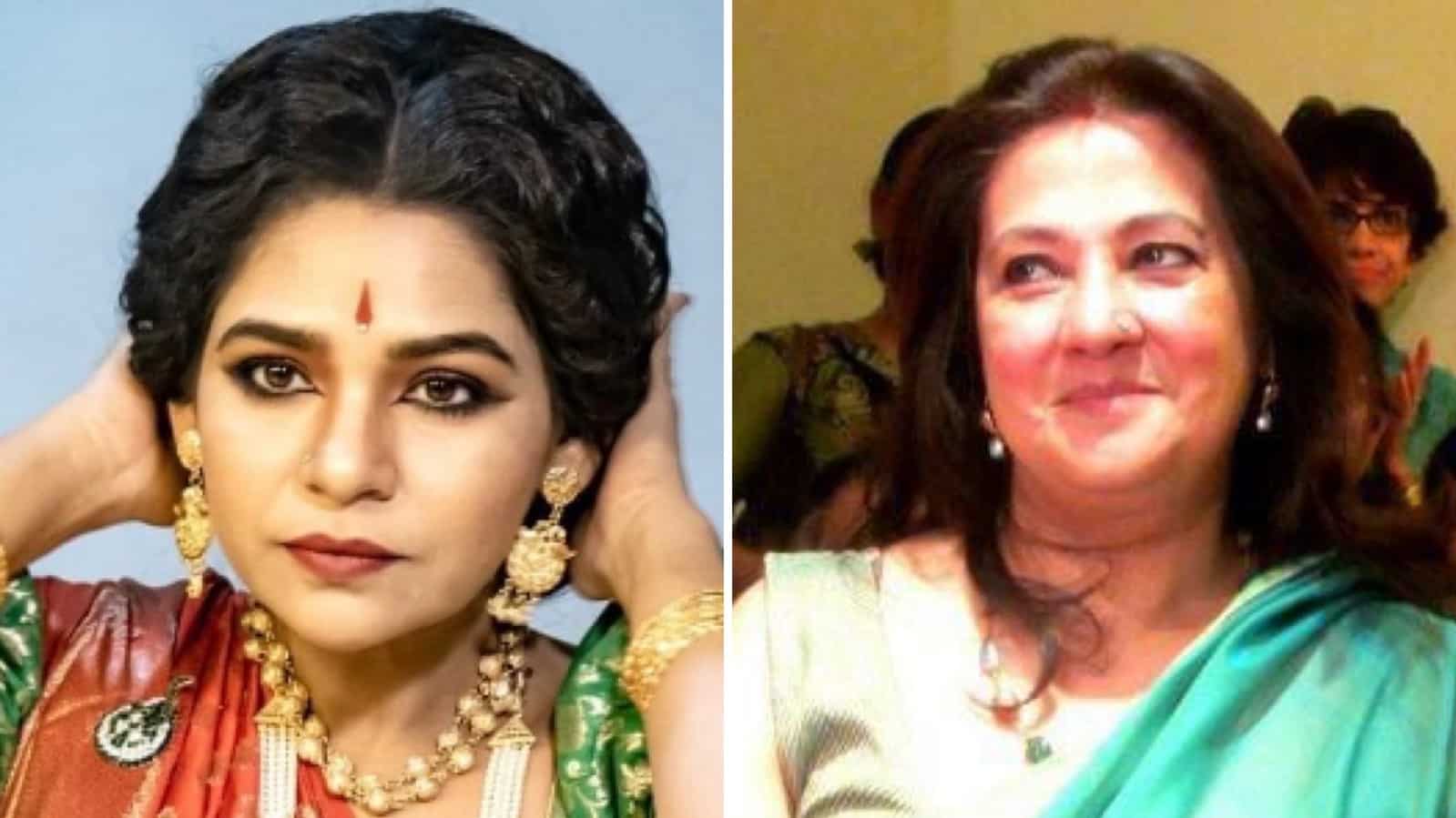 Binodini Opera: Moon Moon Sen gifts Sudipta Chakraborty saris after her ...