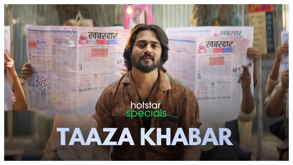 Bhuvan Bam's Disney Plus Hotstar show Taaza Khabar gets a release date ...