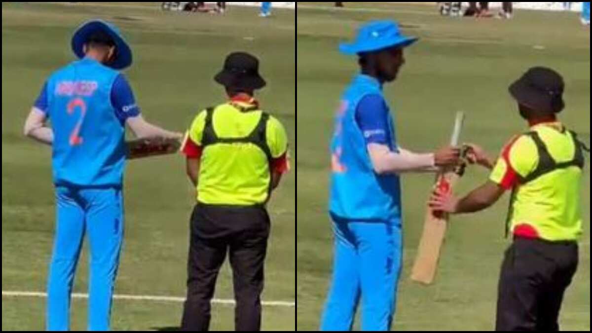 ICC T20 World Cup 2022: Arshdeep Singh signs bat for fan amid India's ... ICC T20 World Cup 2022: Arshdeep Singh signs bat for fan amid India's ...