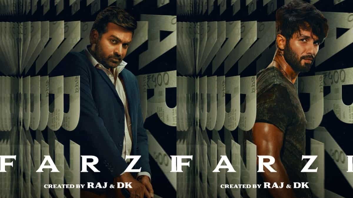 Shahid Kapoor and Vijay Sethupathi team up for Farzi, team drops first ... Shahid Kapoor and Vijay Sethupathi team up for Farzi, team drops first ...
