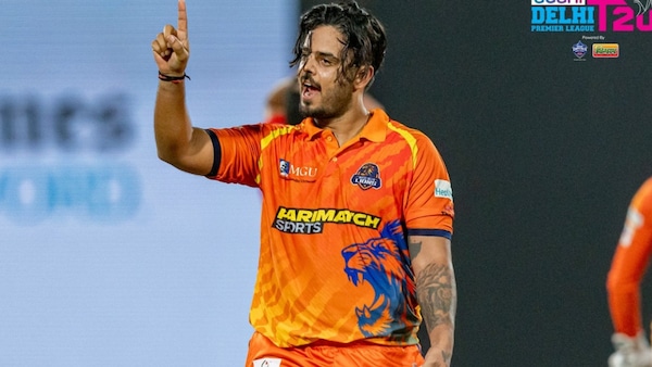 WATCH: Nitish Rana and Divesh Rathi’s ‘kalesh’ in Delhi Premier League 2025