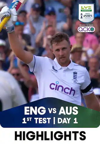 The Ashes - Day 1 Highlights Watch Live Online On OTTplay