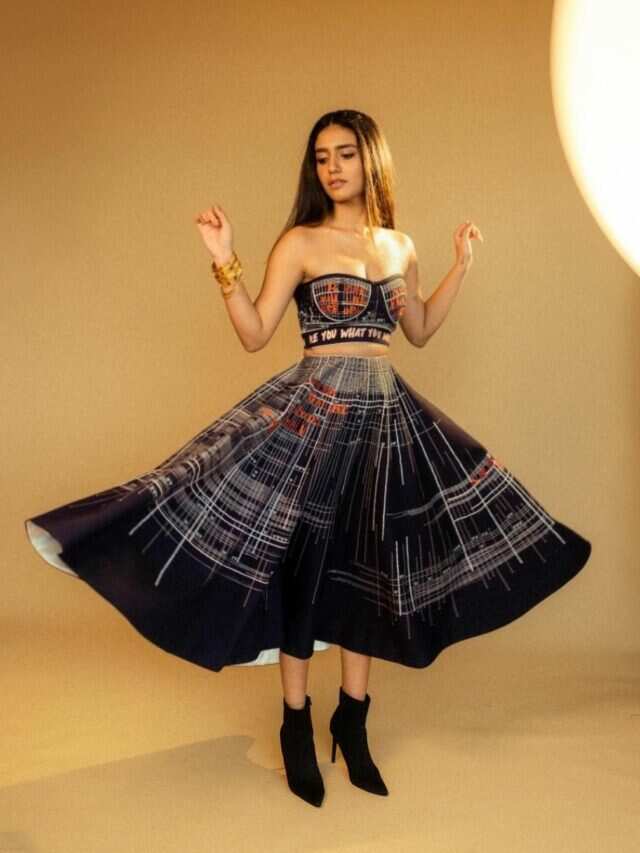 Priya Prakash Varrier rocks the rebel-chic look in an edgy ensemble ...