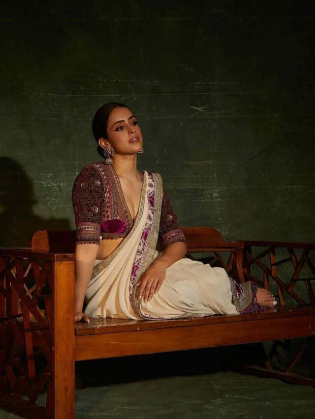 Inside Sanya Malhotras Awe Inspiring Saree Collection Ottplay