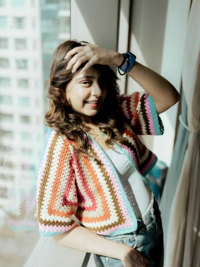 Niti Taylor embraces winter vibes in a multicoloured cardigan – OTTplay