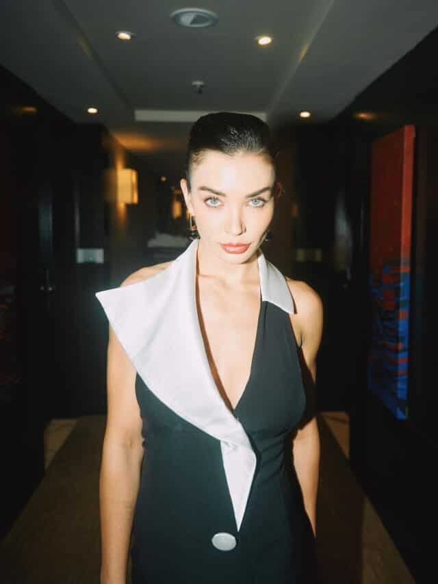 Amy Jackson makes a style statement in black and white – OTTplay