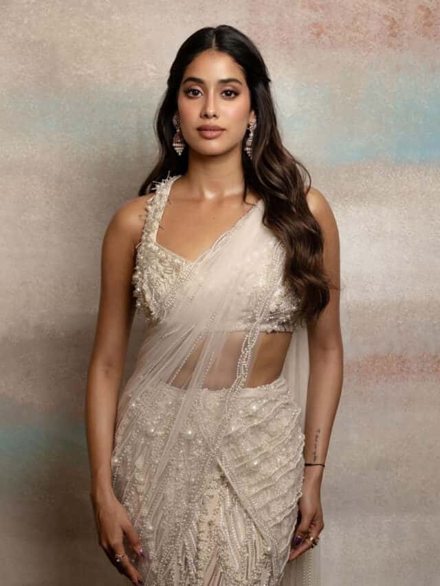 Thangam from Devara inspired pearl saree by Janhvi Kapoor – OTTplay